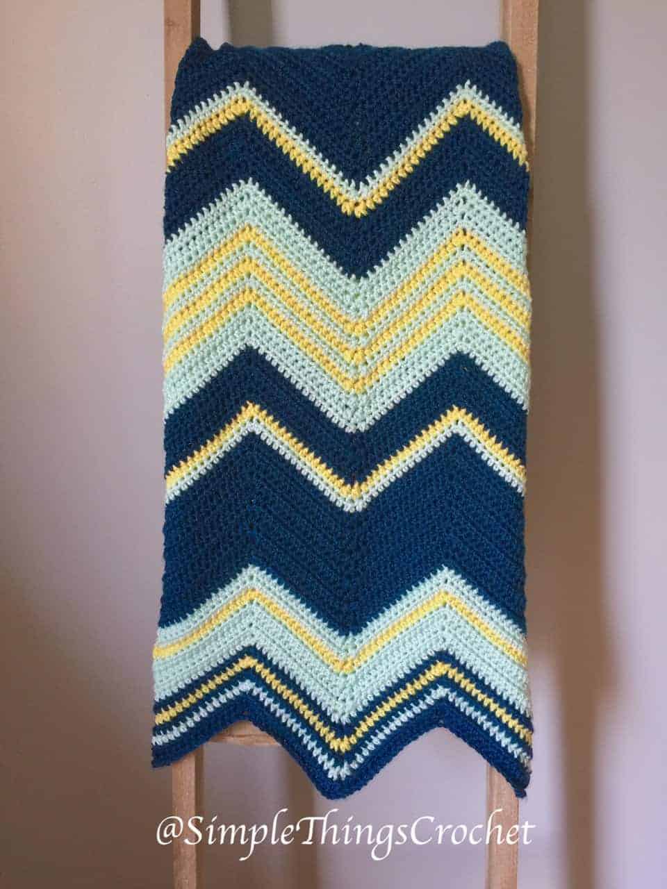 Starry Night Baby Blanket Crochet Pattern