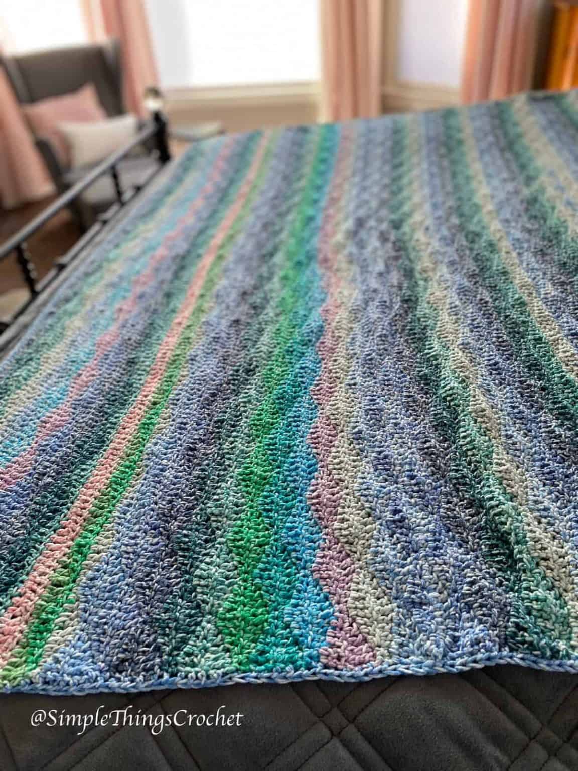 Monet’s Water Lilies Crochet Afghan Pattern